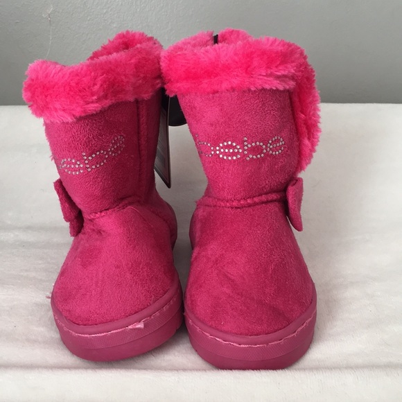 bebe | Shoes | Nwt Bebe Pink Fur Boots | Poshmark